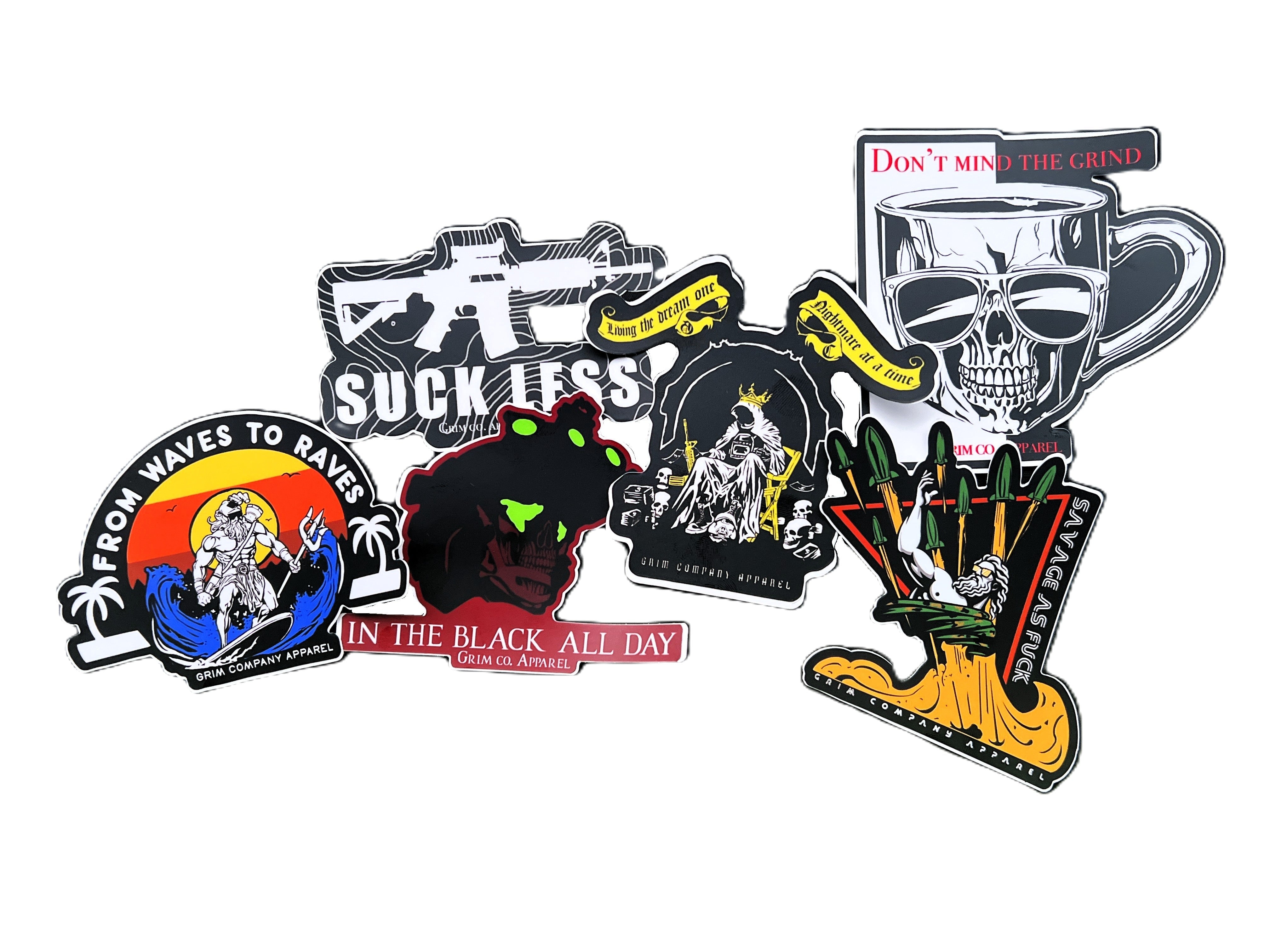 STICKERS – Grim Company Apparel